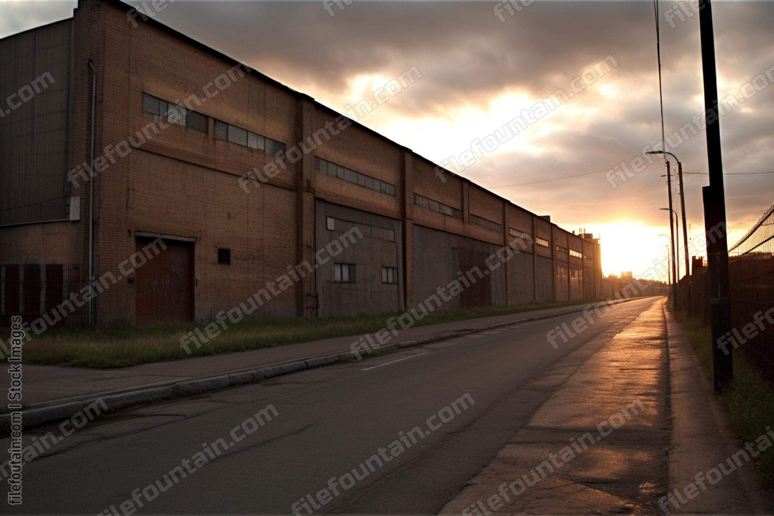 Closed Factory Stock Photo - FileFountain