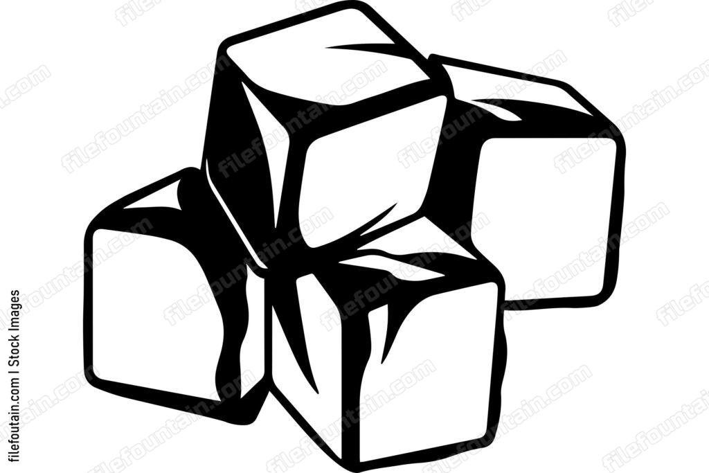 Ice Cubes Logo Vector Design - FileFountain