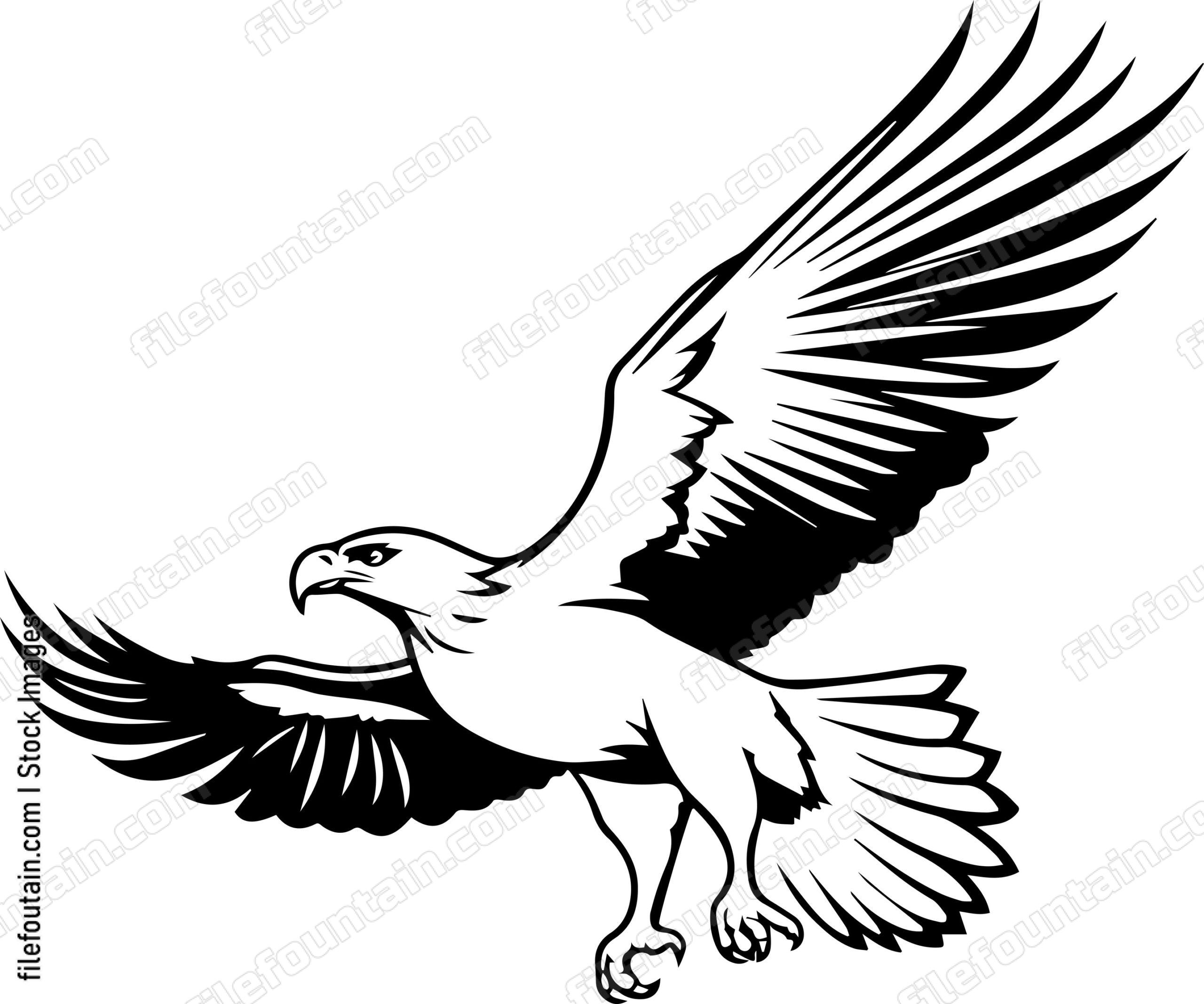 Bald Eagle Logo Vector Design - FileFountain