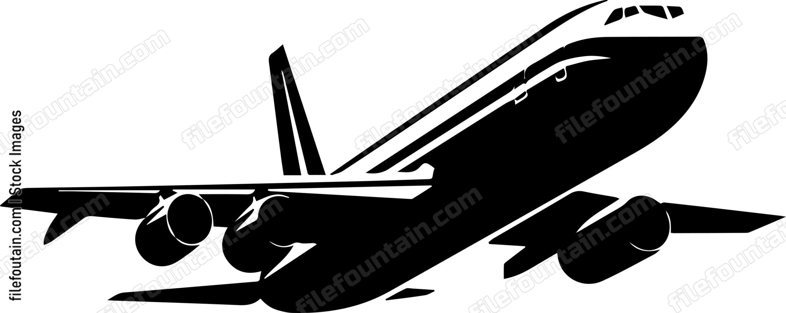 Commercial aircraft Logo Vector Design - FileFountain