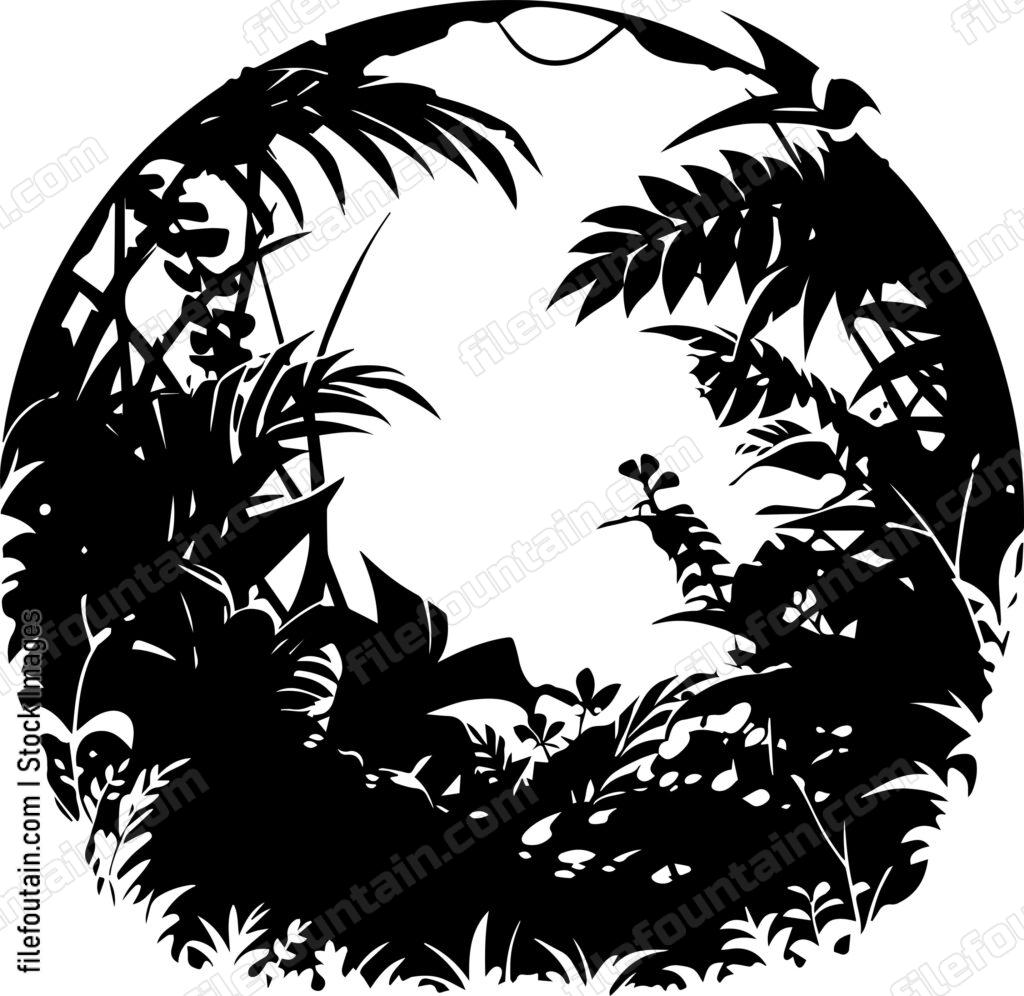 Rainforest Logo Vector Design - FileFountain