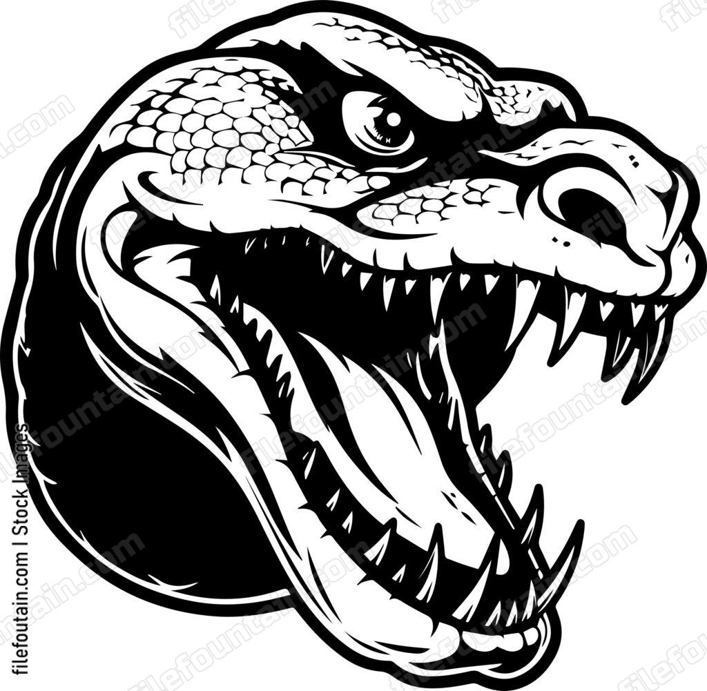 Angry Snake Logo Vector Design - FileFountain