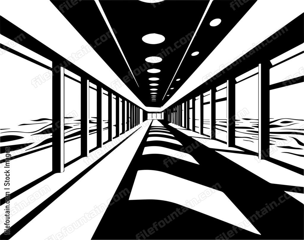 Hallway Corridor Logo Vector Design - FileFountain