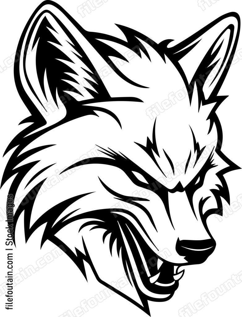 Angry Fox Logo Vector Design - FileFountain