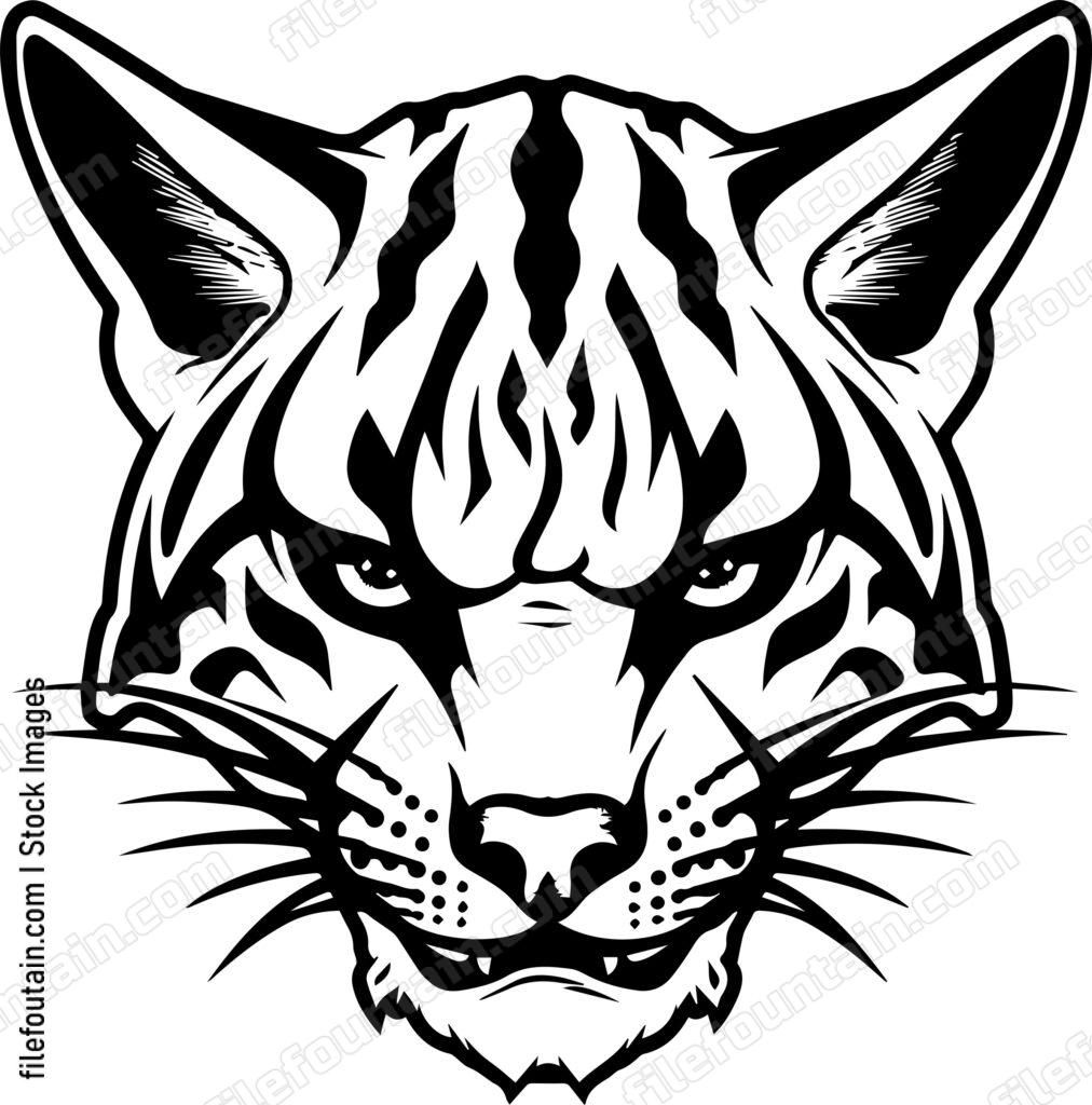 Angry Ocelot Logo Vector Design - FileFountain
