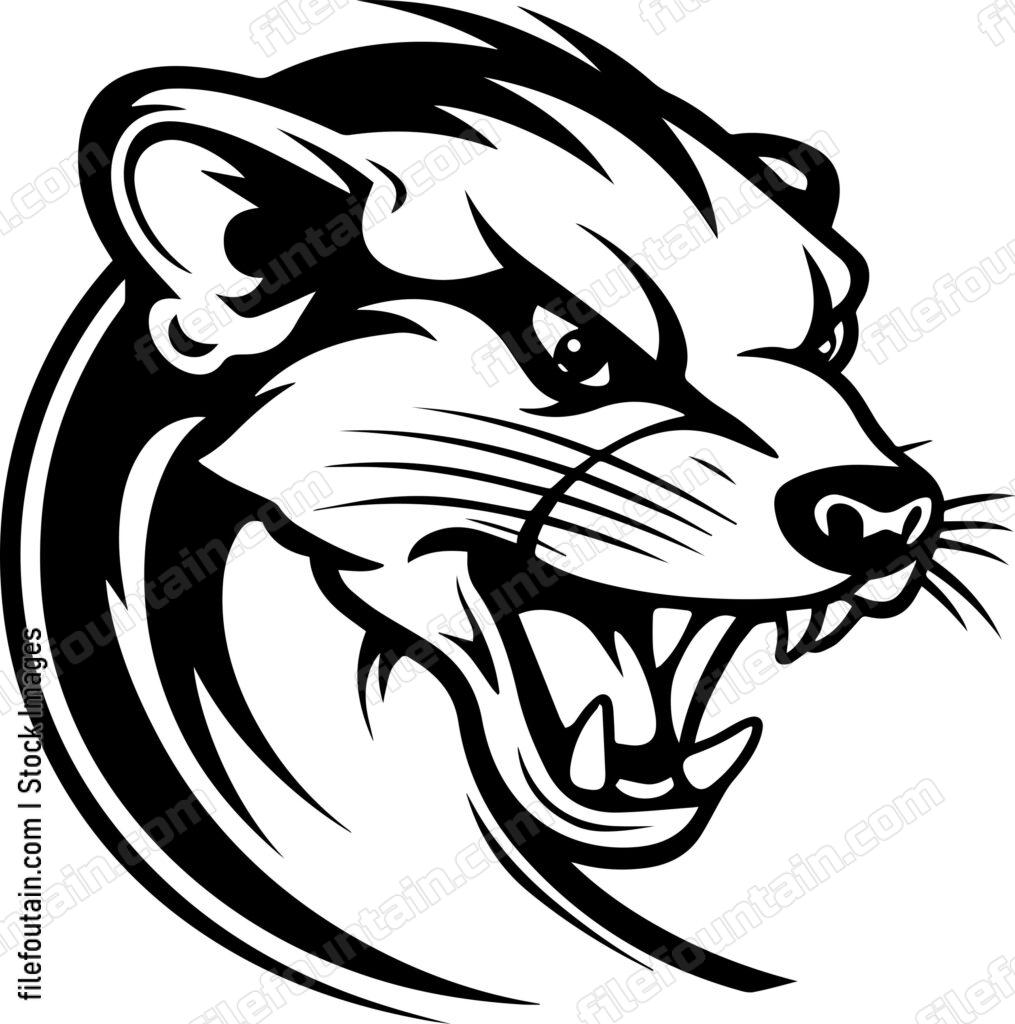 Angry Weasel Logo Vector Design - FileFountain