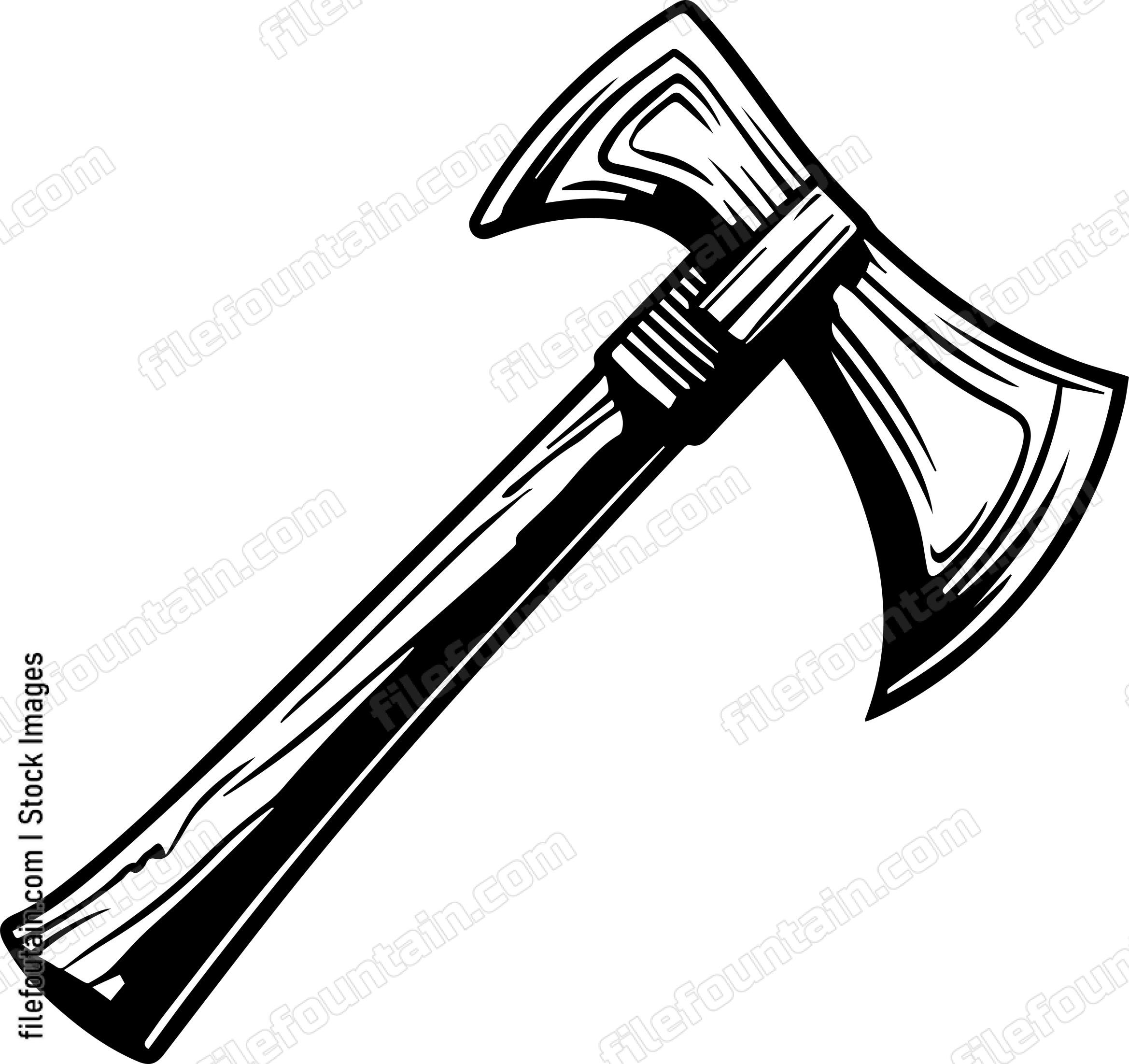 Axe Color Logo Vector Design - FileFountain