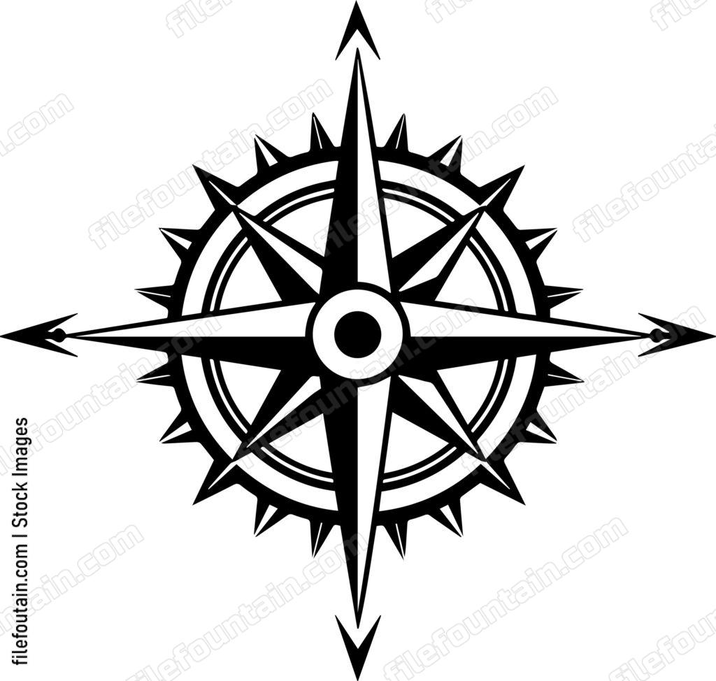 Compass Arrows Logo Vector Design - FileFountain
