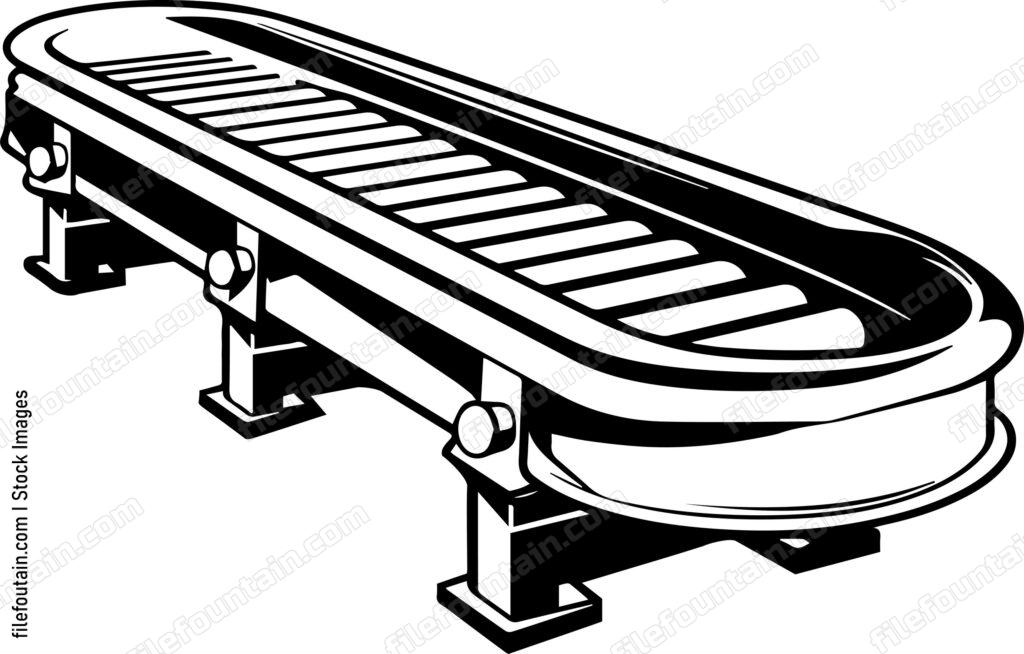 Conveyor Belt Logo Vector Design - FileFountain