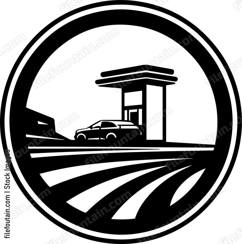 Gas Station Logo Vector Design - FileFountain