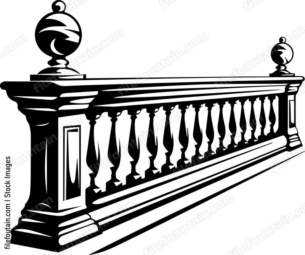 Balcony Balustrade Logo Vector Design - FileFountain