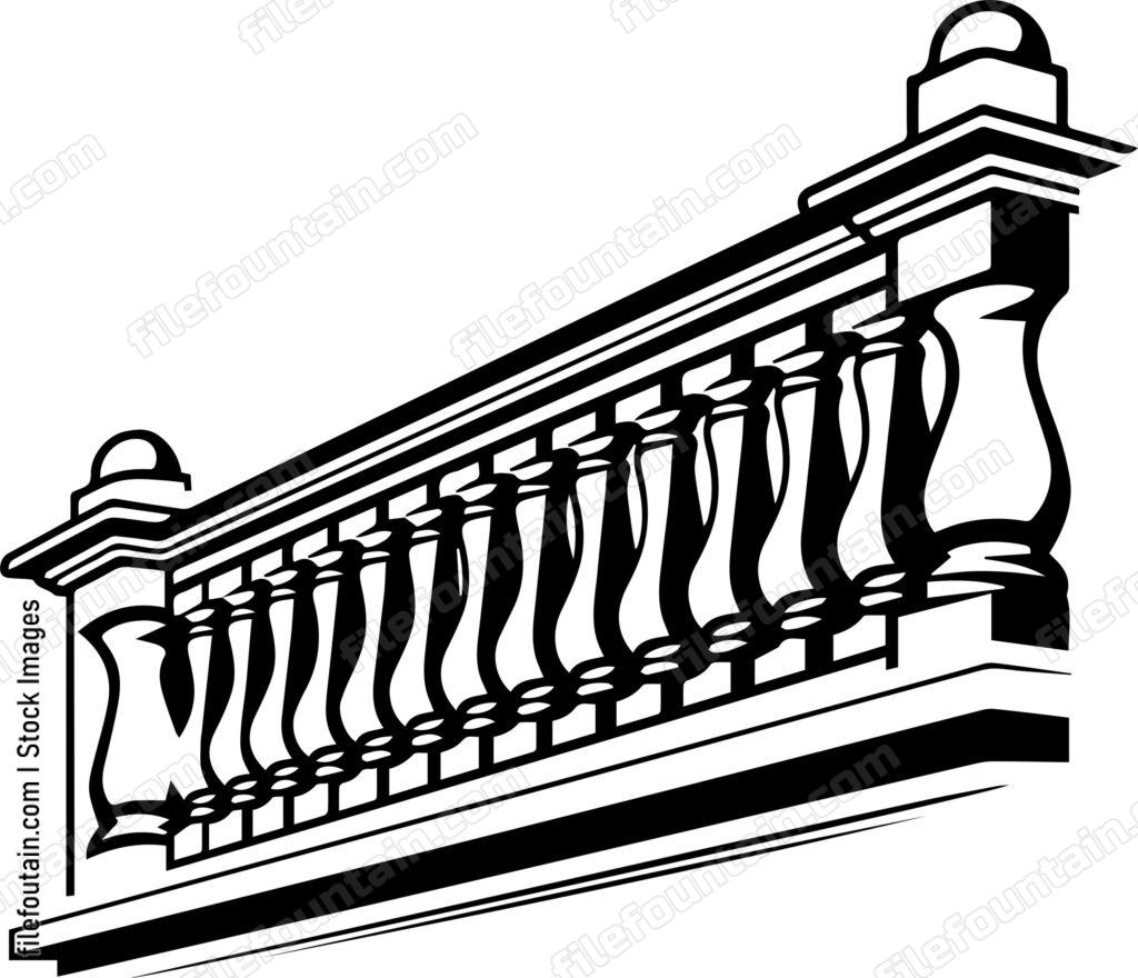 Balcony Balustrade Logo Vector Design - FileFountain