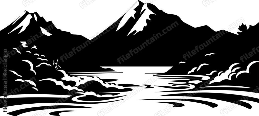 Fjord Logo Vector Design - FileFountain