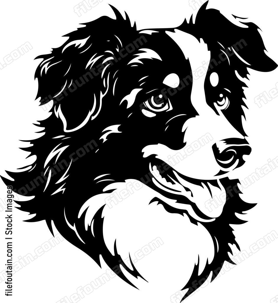 Australian Shepherd Logo Vector Design - FileFountain