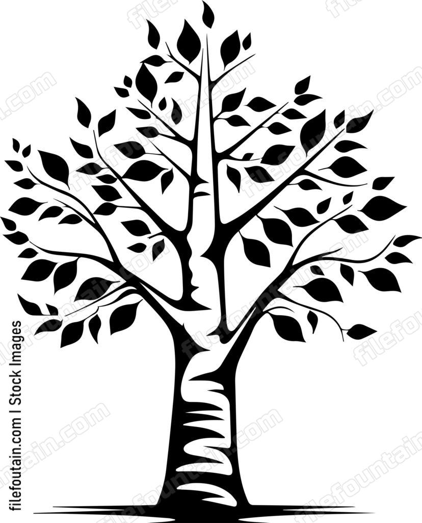 Birch Tree Logo Vector Design - FileFountain