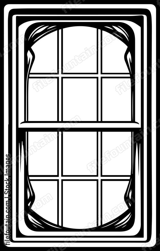 Classic Window Frame Logo Vector Design - FileFountain