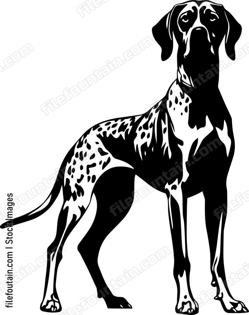 German Shorthaired Pointer Logo Vector Design - FileFountain
