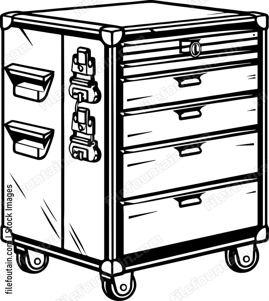 Mobile Tool Cabinet Logo Vector Design - FileFountain