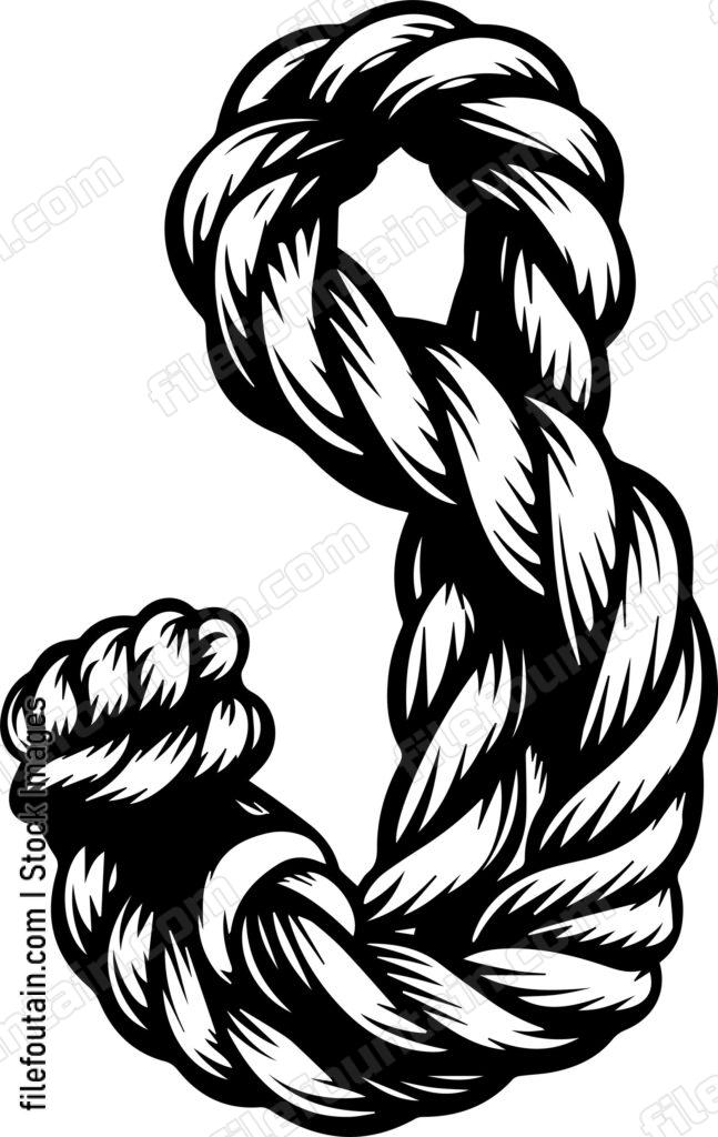 Nautical Rope Knot Logo Vector Design - FileFountain