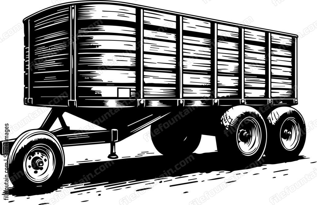 Agricultural Trailer Logo Vector Design - FileFountain