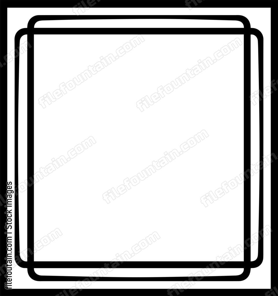Checkered Rectangle Frame Logo Vector Design - FileFountain
