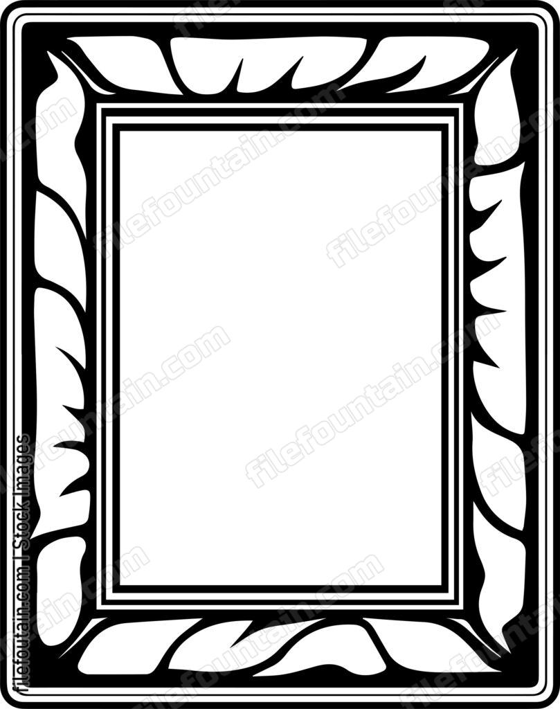 Checkered Rectangle Frame Logo Vector Design - FileFountain