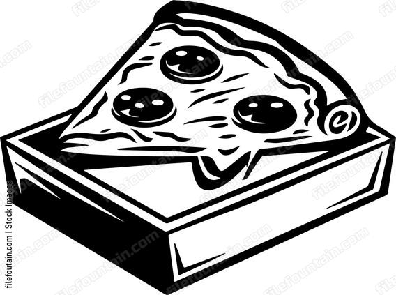 Pizza Box Logo Vector Design - FileFountain