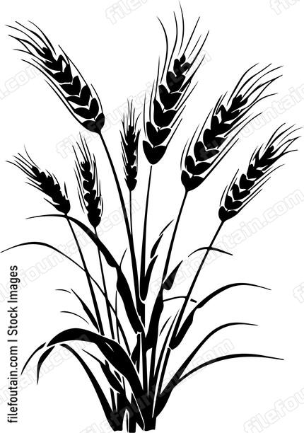 Wheat Field Logo Vector Design - FileFountain