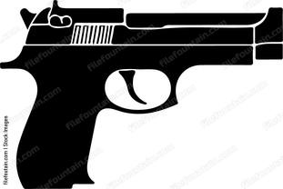 Gun Circle Logo Vector Design - FileFountain